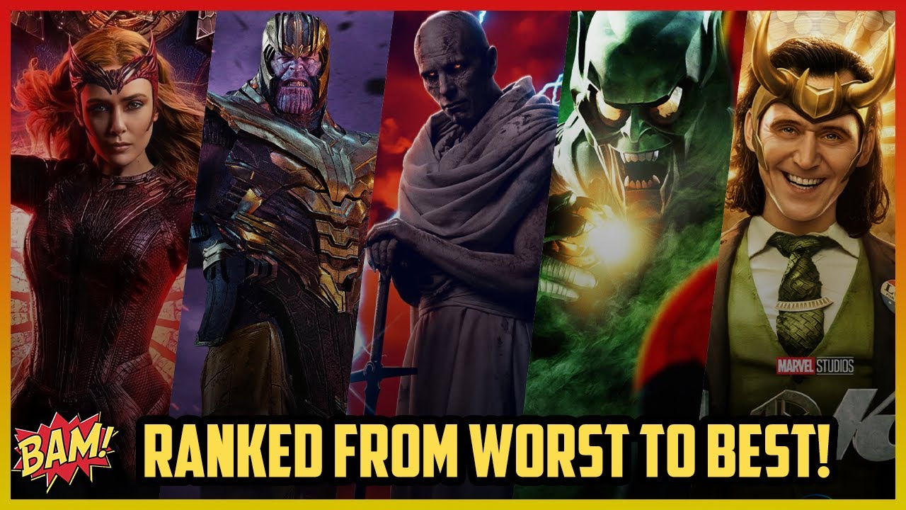 All 64 MCU Villains Ranked From Worst to Best! (w/ Thor: Love and ...