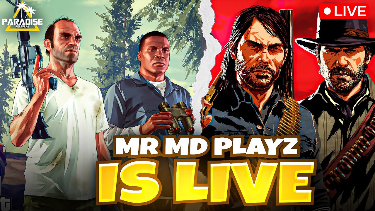 🔴 LIVE | GTA RP, RDR RP & More | Wild RP Adventures & Chaos! 🚔🐎🔥 - YouTube