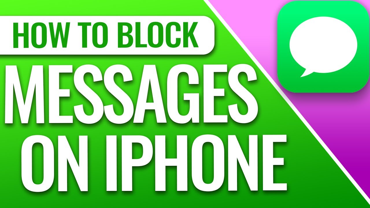 How To Block Text Messages On IPhone YouTube How To Block Text Messages On IPhone YouTube