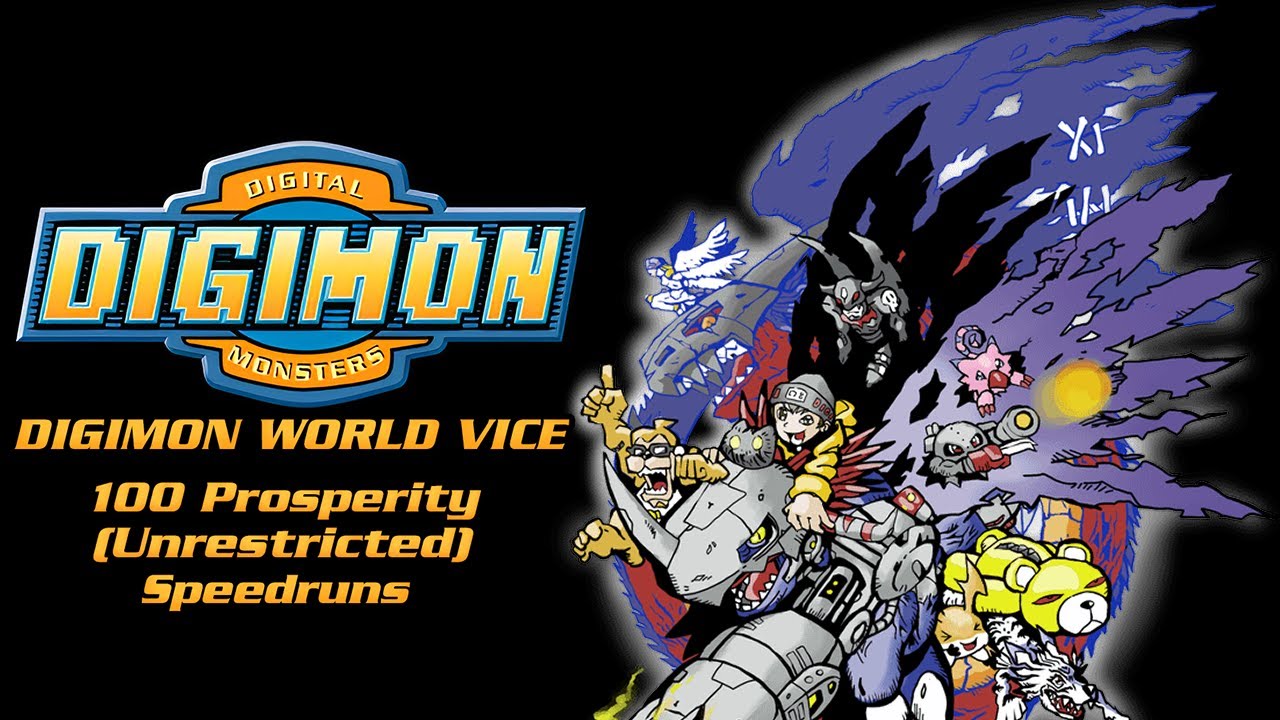 Digimon World Vice - 100 Prosperity (Unrestricted) Speedruns - YouTube