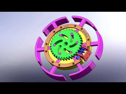 Mechanism 33 Expanding Radial Arm - YouTube