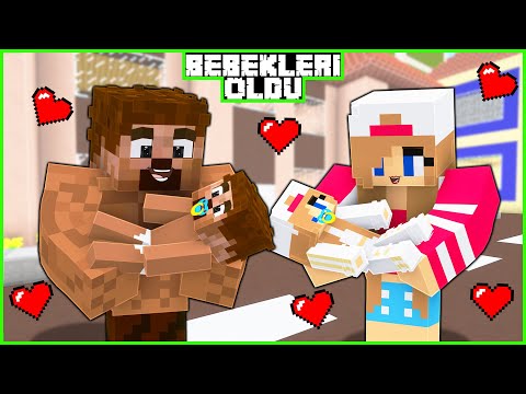 MİNECRAFT KASLI FAKİR AİLESİNİN BEBEKLERİ OLDU FİLMİ! 😍 - Minecraft ZENGİN FAKİR HAYATI