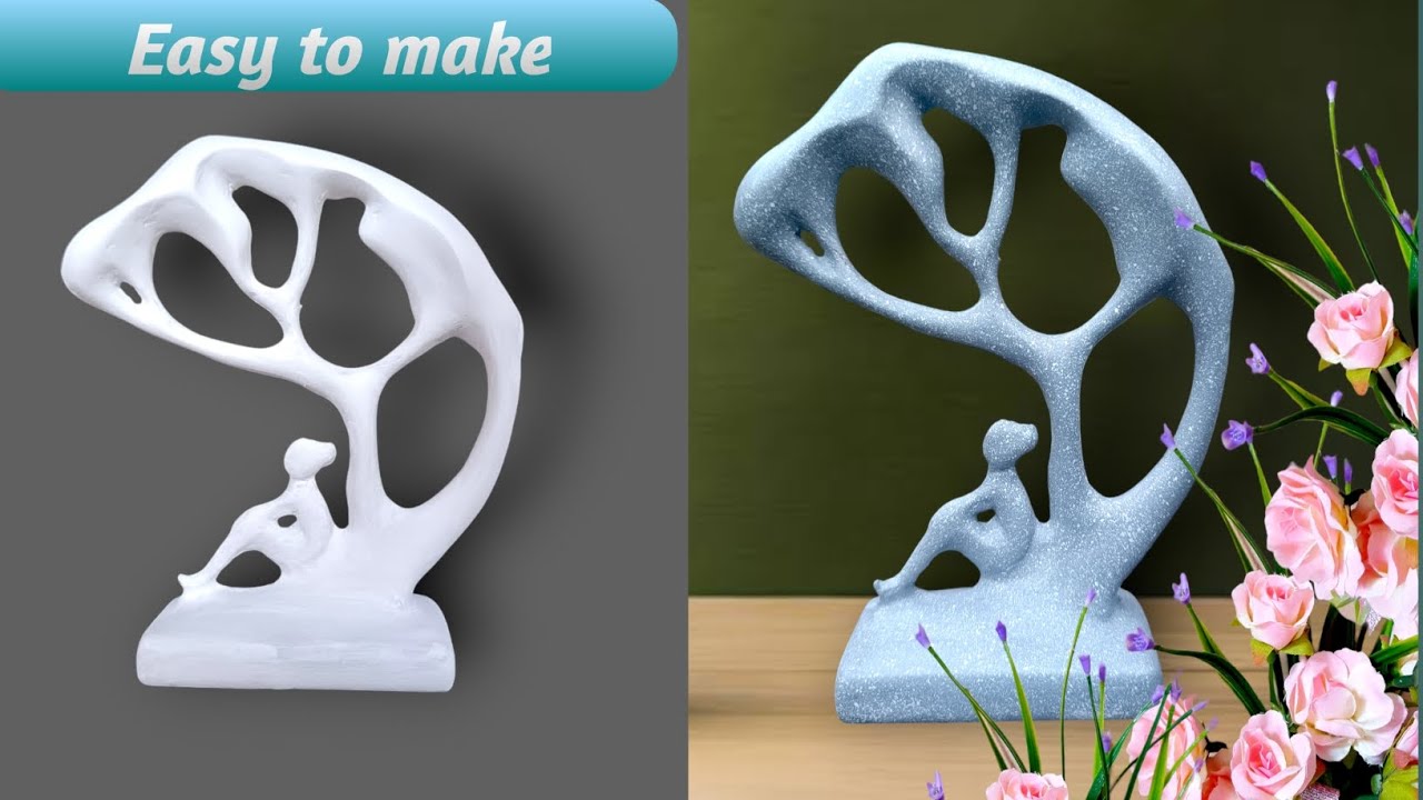 Make expensive showpiece in our budget / cardboard craft easy / home ...
