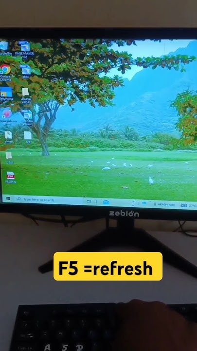 Refresh kaise karen shortcut key se? #refresh #computer #windows # ...