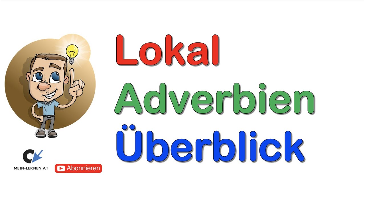 Lokaladverbien - Umstandswörter des Ortes - YouTube