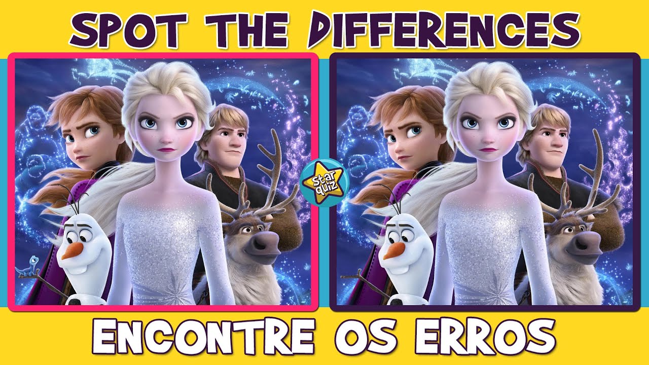 FROZEN II - Spot the difference | Star Quiz - YouTube