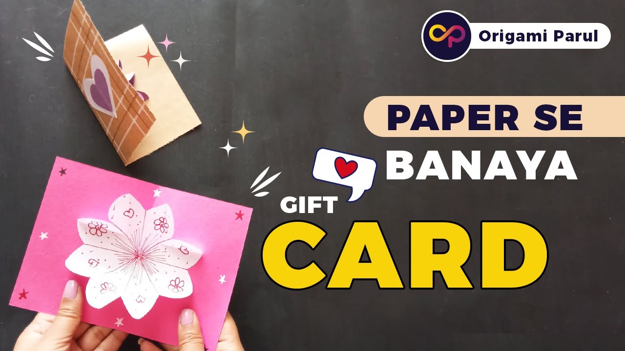 Paper Gift Card || Origami Gift Card || Gift Card for kids - YouTube