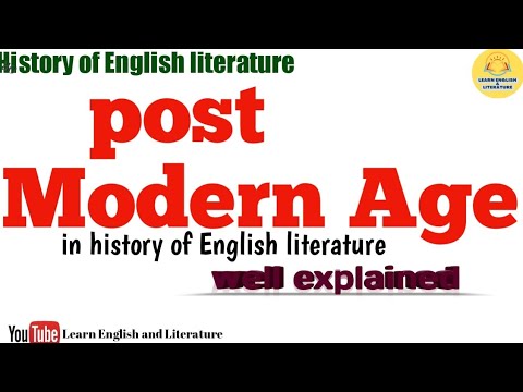 Post Modern Age in English Literature|Postmodernism ...
