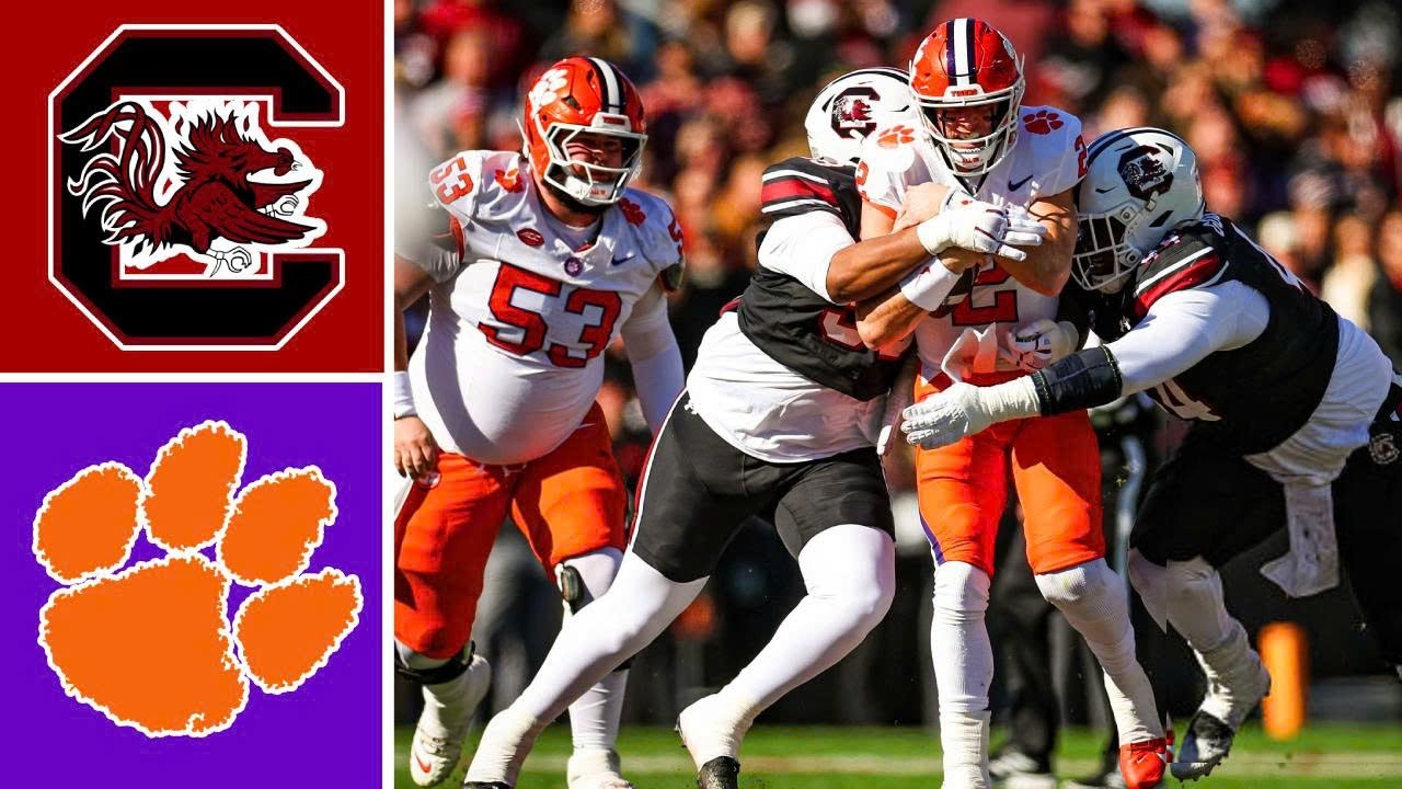 Clemson vs South Carolina Highlights | 2025 College Football Week 14 ...