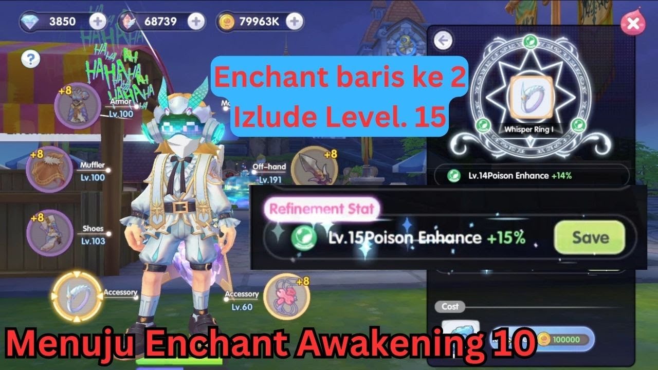 Enchant Izlude level 15 lagi ROX - YouTube