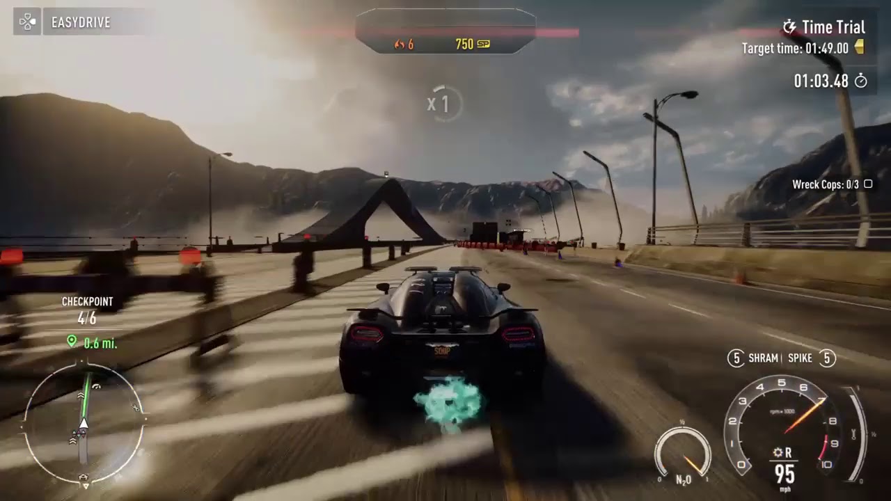 Need for Speed Rivals : Wreck three cops - YouTube