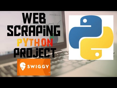 Web scraping swiggy | Web Scraping hindi | Python project | Python project web scraping - YouTube