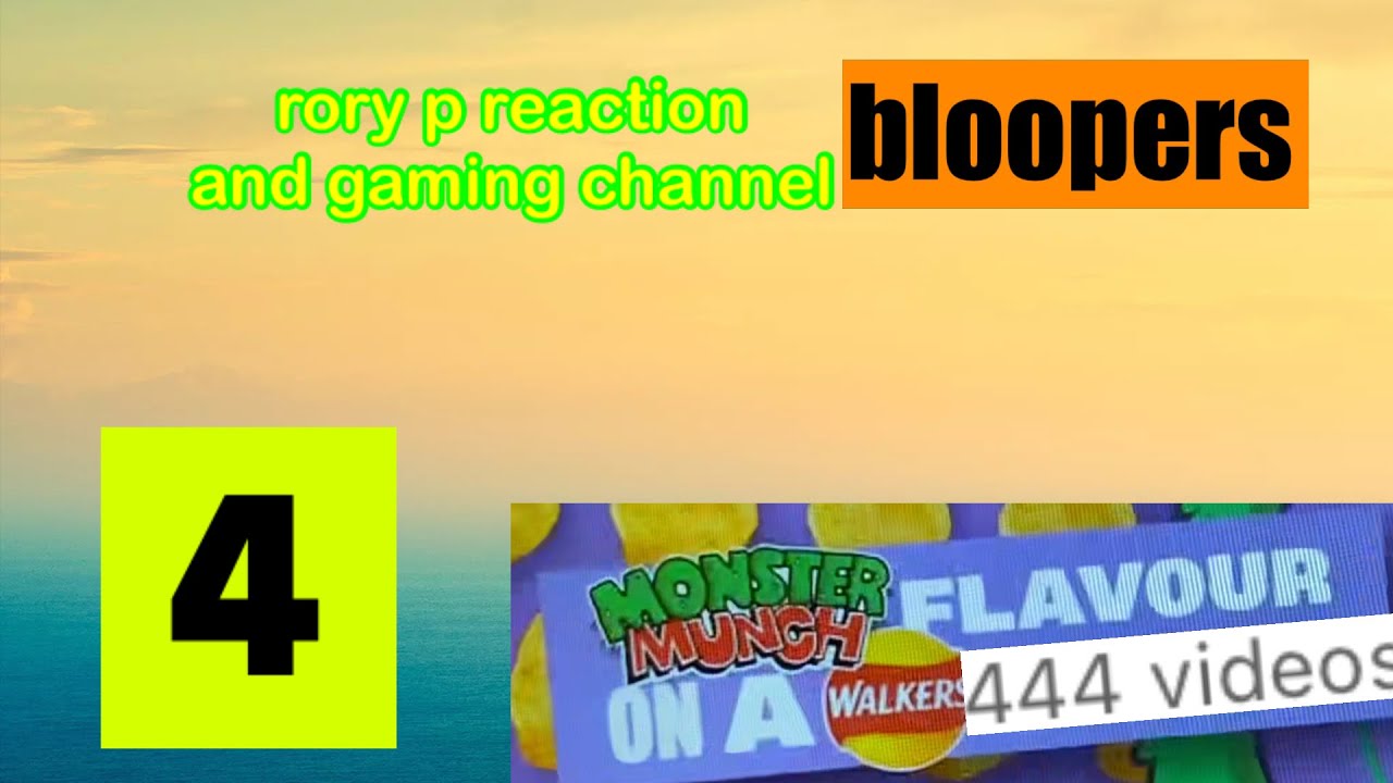 rory p reaction and gaming channel bloopers 4 - YouTube