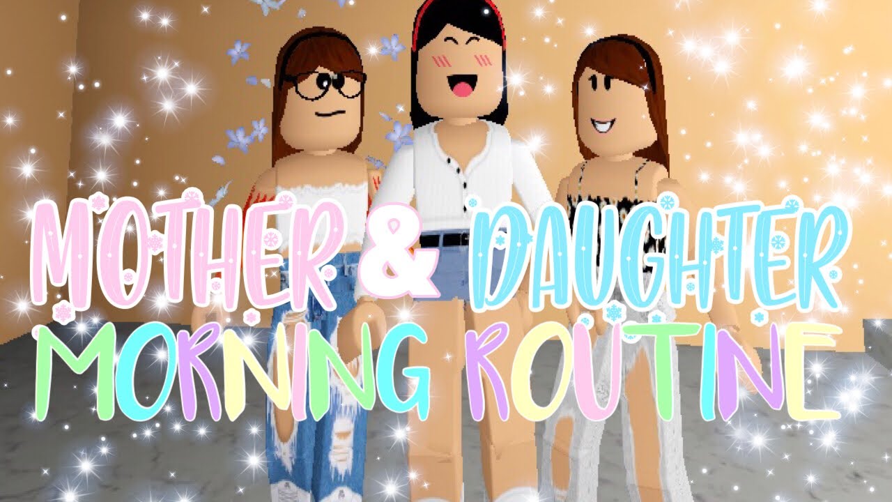 Mother And Daughter School Morning Routine Roblox Bloxburg Roleplay