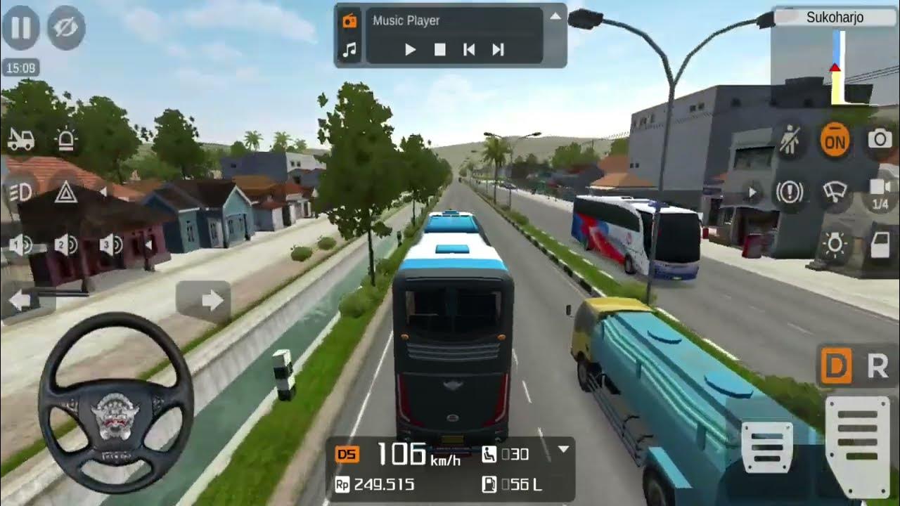 Bus Simulator Indonesia BUSSID gameplay mobile android 1 - YouTube