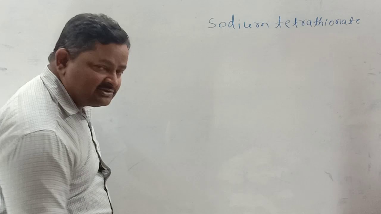 Oxidation Number of S in Na2S4O6 #SodiumTetrathionate #Exceptional ...