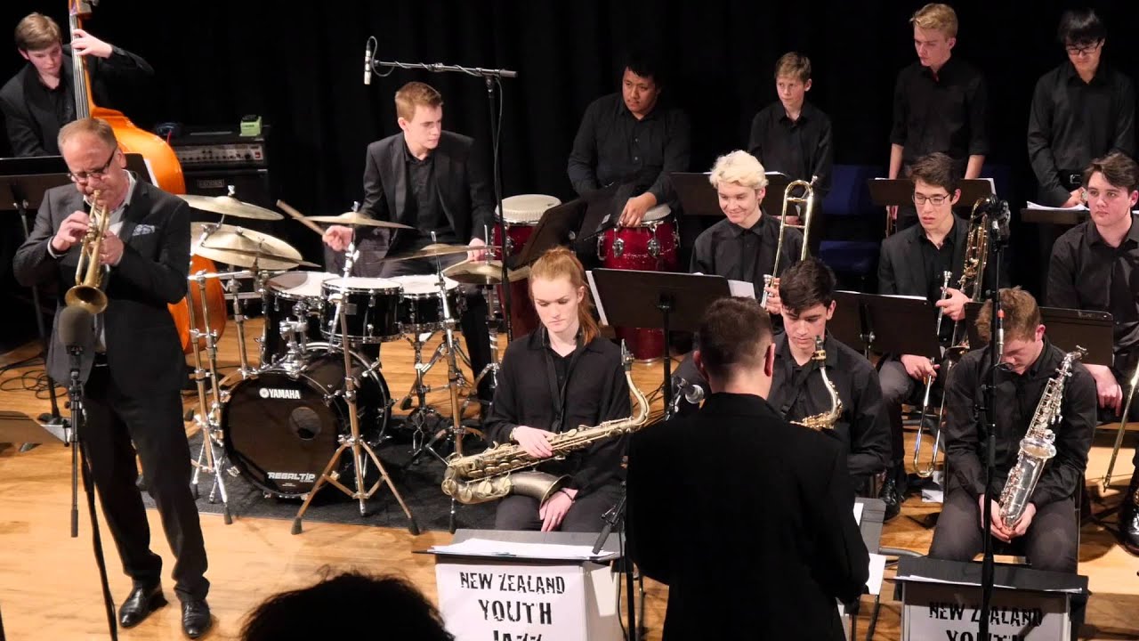 New Zealand Youth Jazz Orchestra 2015 with Scott Wendholt (trumpet ...
