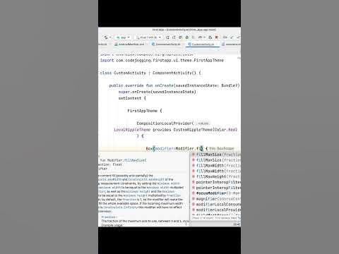 Change Ripple Effect #shorts #c #coding #codejogging #jetpacks #composeui - YouTube
