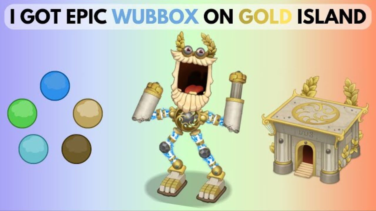 Obtaining the LEGENDARY Gold Island Epic Wubbox! - YouTube
