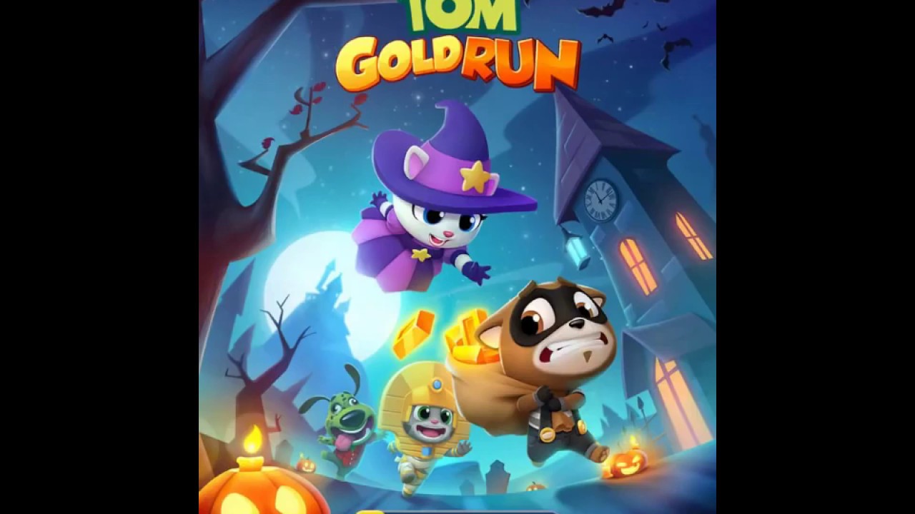 Talking Tom Gold Run With Halloween Update 2019 |Eyesh Game Play| - YouTube