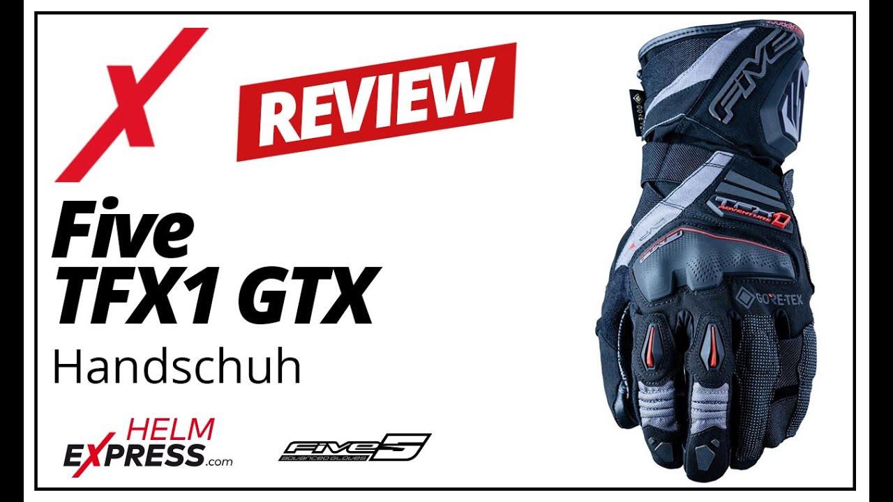 Produktvorstellung Five TFX1 GTX Motorradhandschuh | Helmexpress.com ...