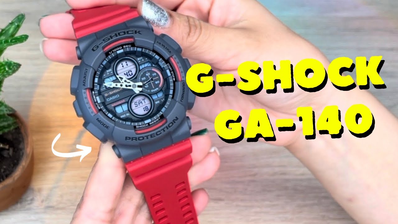 G-Shock Ga-140: Sincronizar la hora - YouTube
