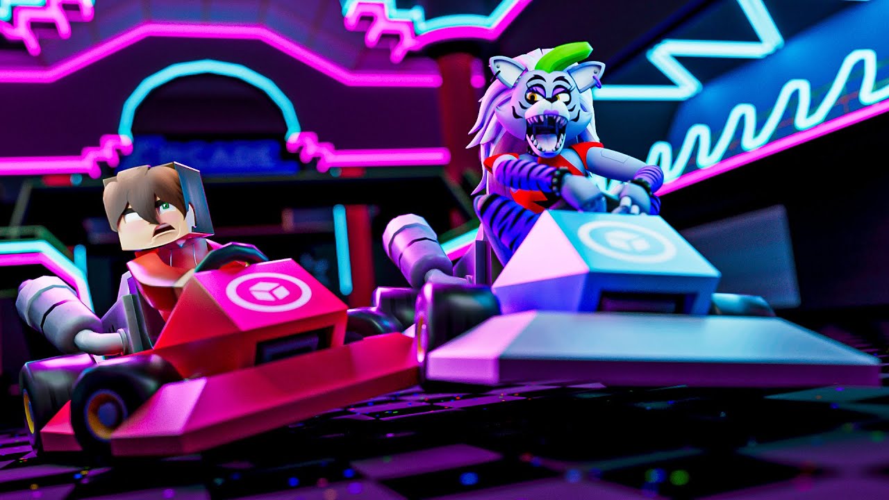 Go Kart Racing in Security Breach! - FNAF Origin Story (Security Breach ...