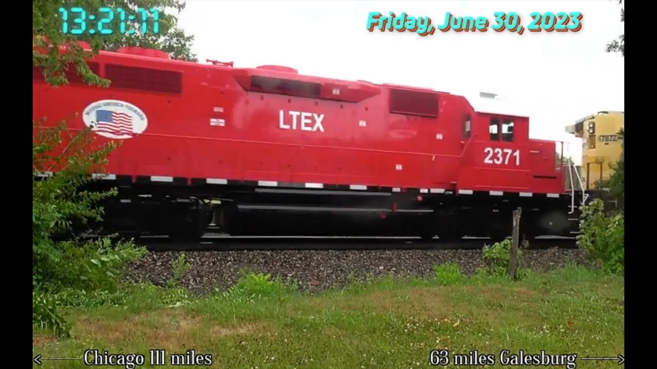 6/30/23 BNSF Mendota Sub Trains w/ GECX and KCS Dash 9s, Surfliner Coach, P40 Lashup, CP K124 ...