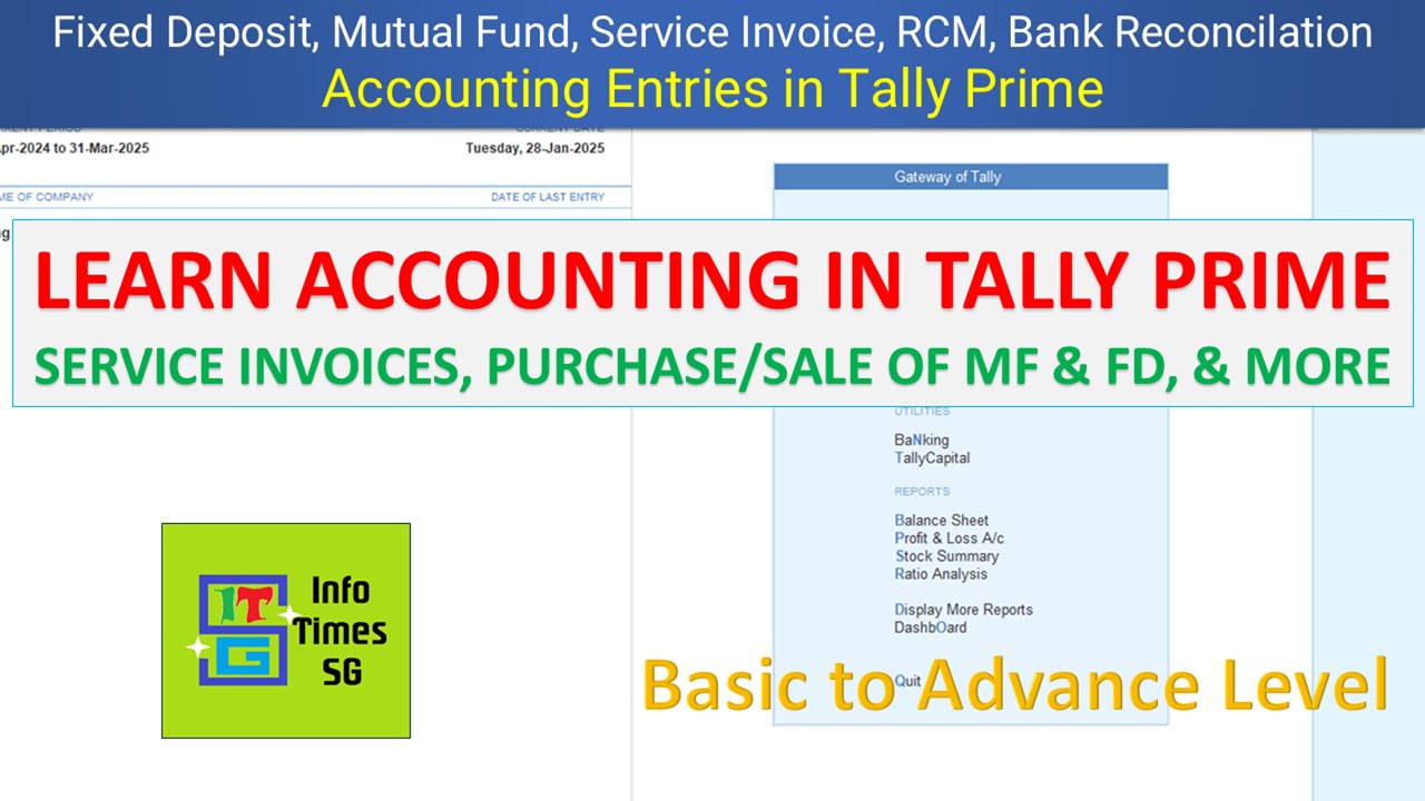 Advance Entries in Tally Prime - Advance Tax, Payroll , TDS/TCS ...