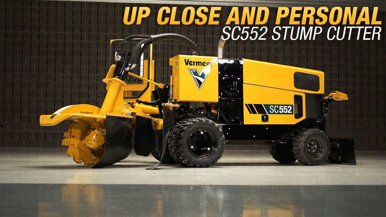 Walkaround of the SC552 stump cutter by Vermeer - YouTube