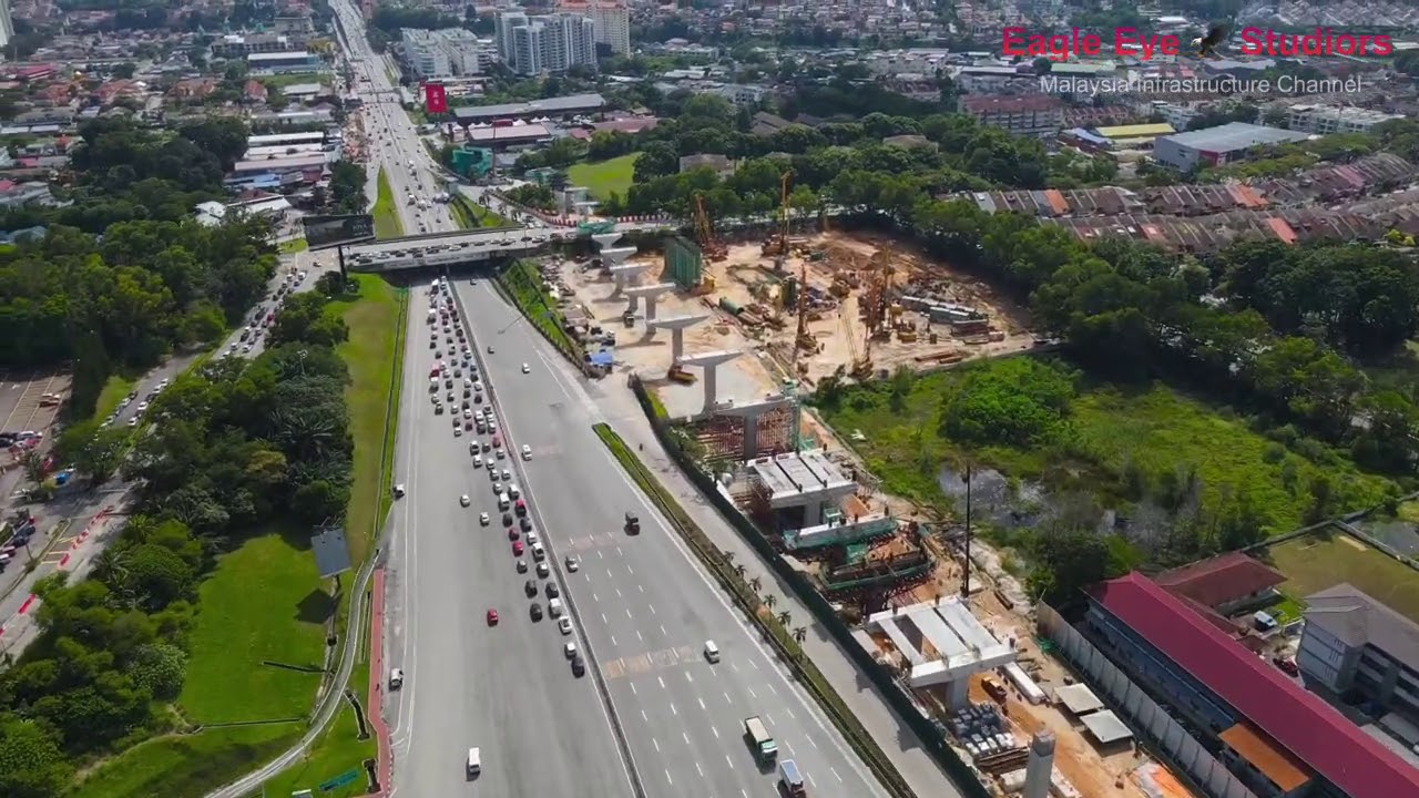 LRT 3 Bandar Utama Progress Update November 2020 - YouTube
