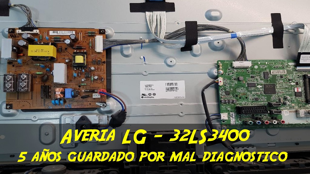 Tv Lg 32LS3400 reparando barra led HD Ready LED - YouTube