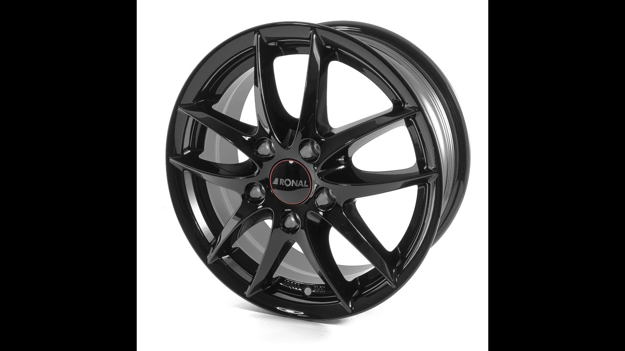 Ronal R46 Black - YouTube