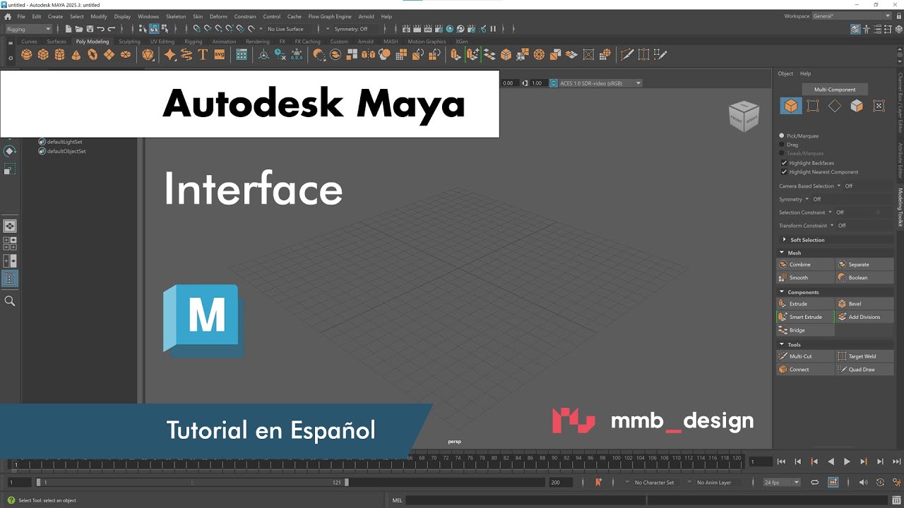 Comenzando con Autodesk Maya en 2025 - Interface - YouTube