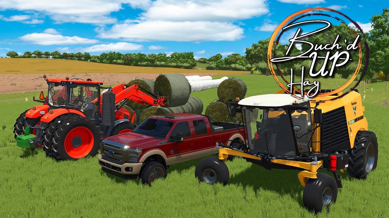 BUCH'D UP Bale Fortune! | Neighbors Step Up to Help Hay Farm - YouTube