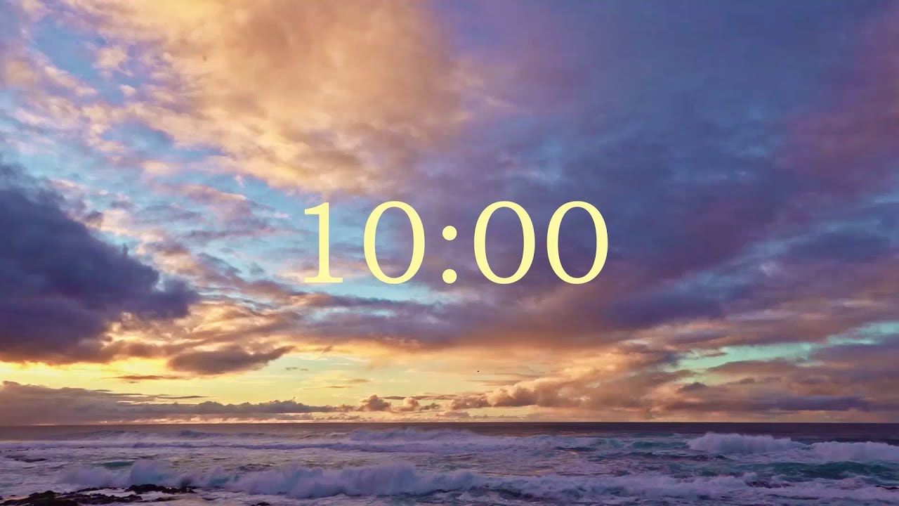 10 Minute Timer with Serene Music #10minutetimer #timerswithmusic - YouTube