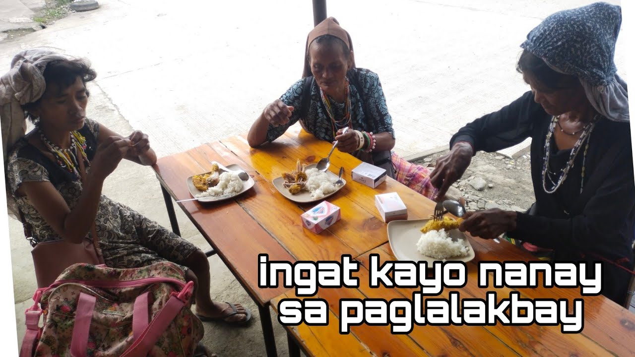 ingat sa paglalakbay mga nanay, sana nabusog at napasaya ko kayo.. God ...