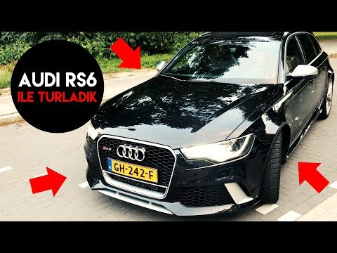 AUDI RS6 ILE Şehir Merkezinde Gezmeler