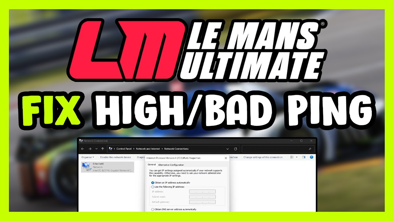 How to FIX Le Mans Ultimate High/Bad Ping & Packet Loss! - YouTube