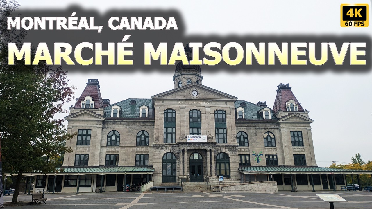 [4K] Walking Tour at Marché Maisonneuve, Montreal / Balade au Marché ...