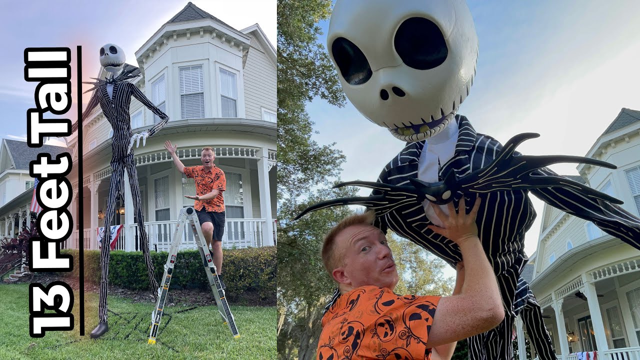 REVIEW – Building the 13 Foot Jack Skellington from The Home Depot ...