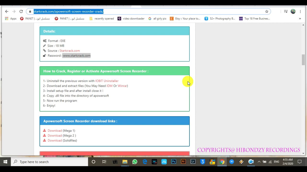 ApowerSoft screen recording pro + crack - YouTube