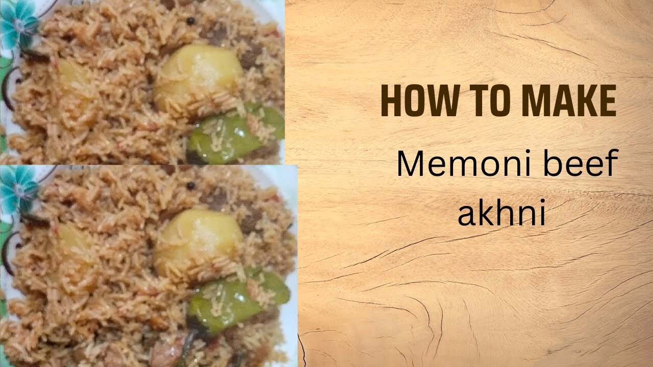Beef akni by cooking with memon||memoni beef akni ||memoni beef Lal ...