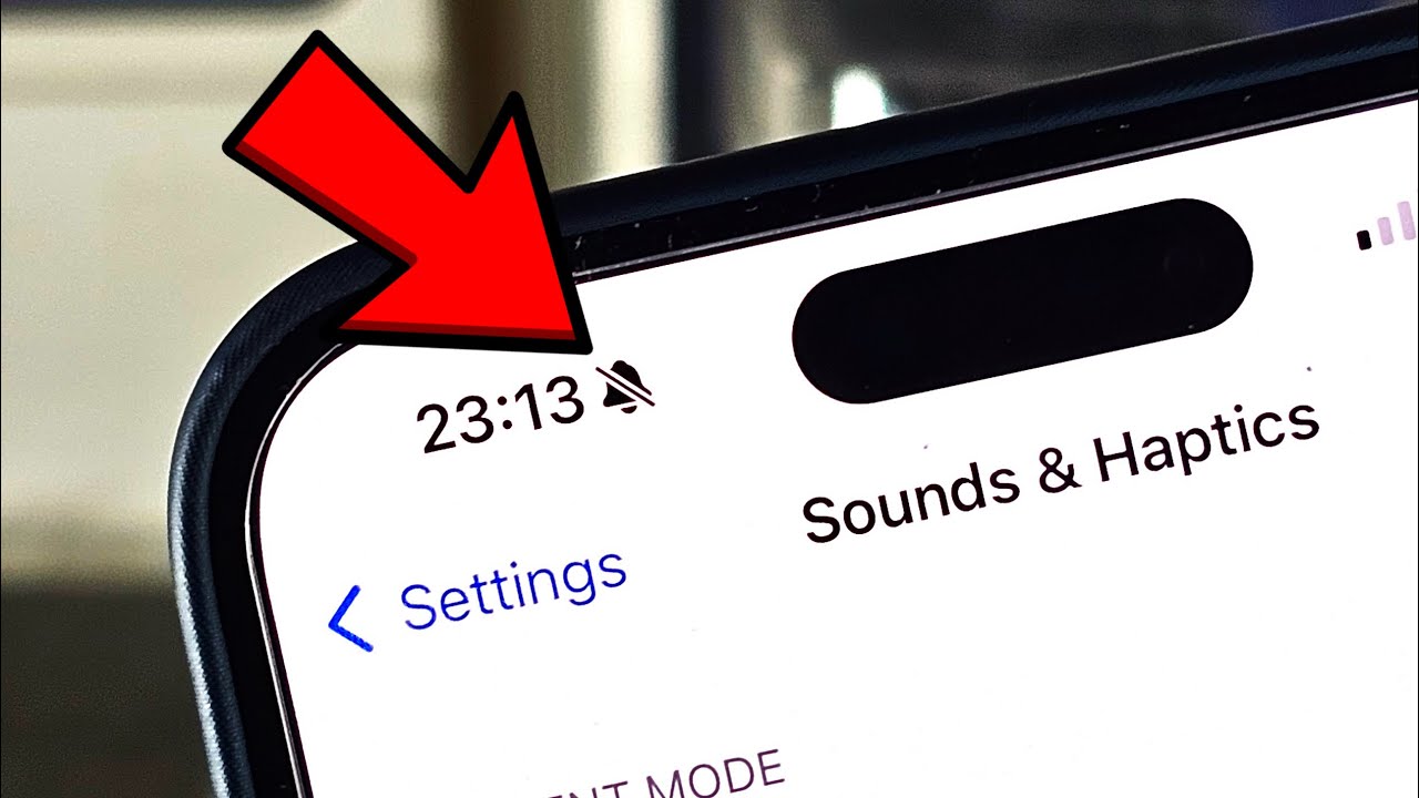 How To Hide Silent Mode / Bell Icon in Status Bar iPhone 15 Pro Max ...