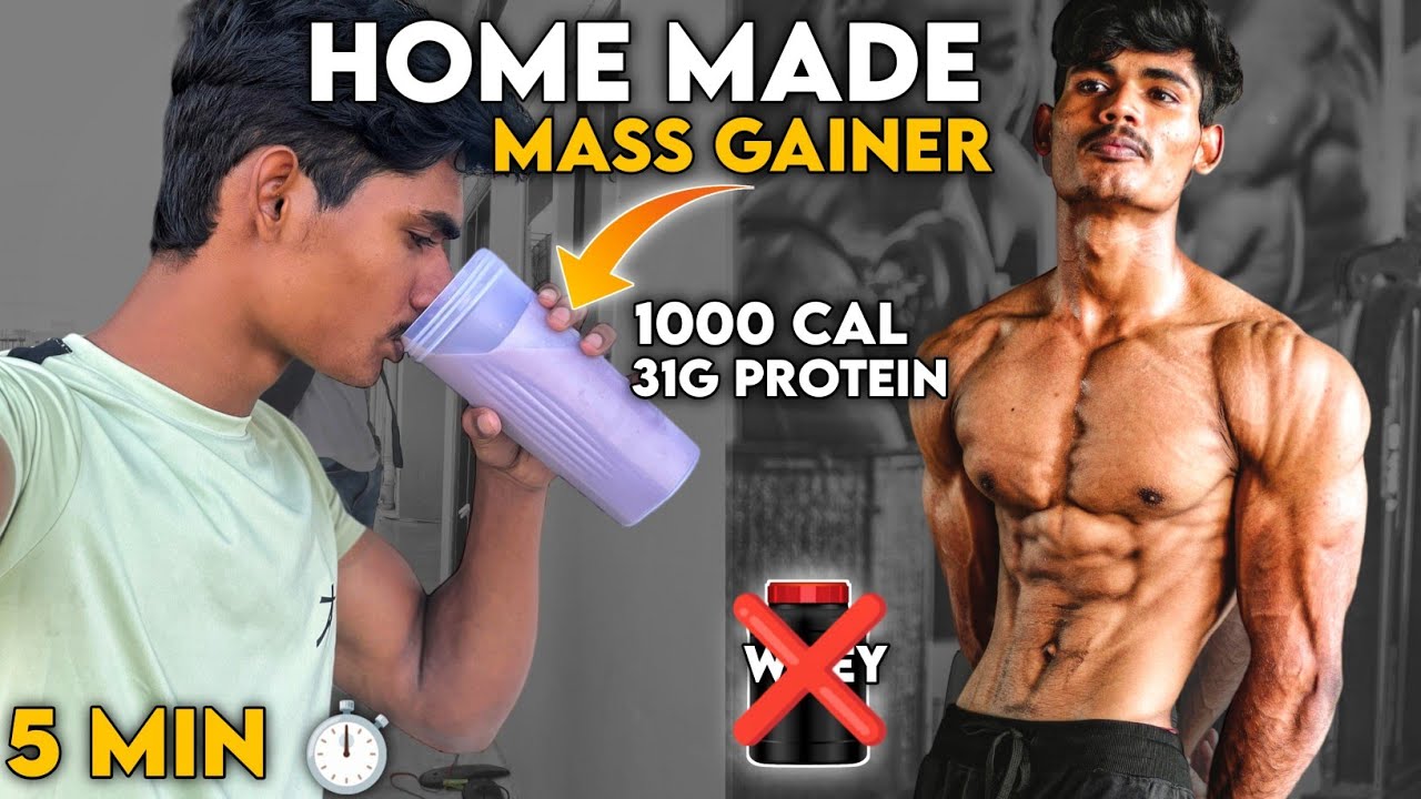 Mass gainer for bulking 🦍 || 1000 calories in 1 Shake 🥵 || Gain weight ...