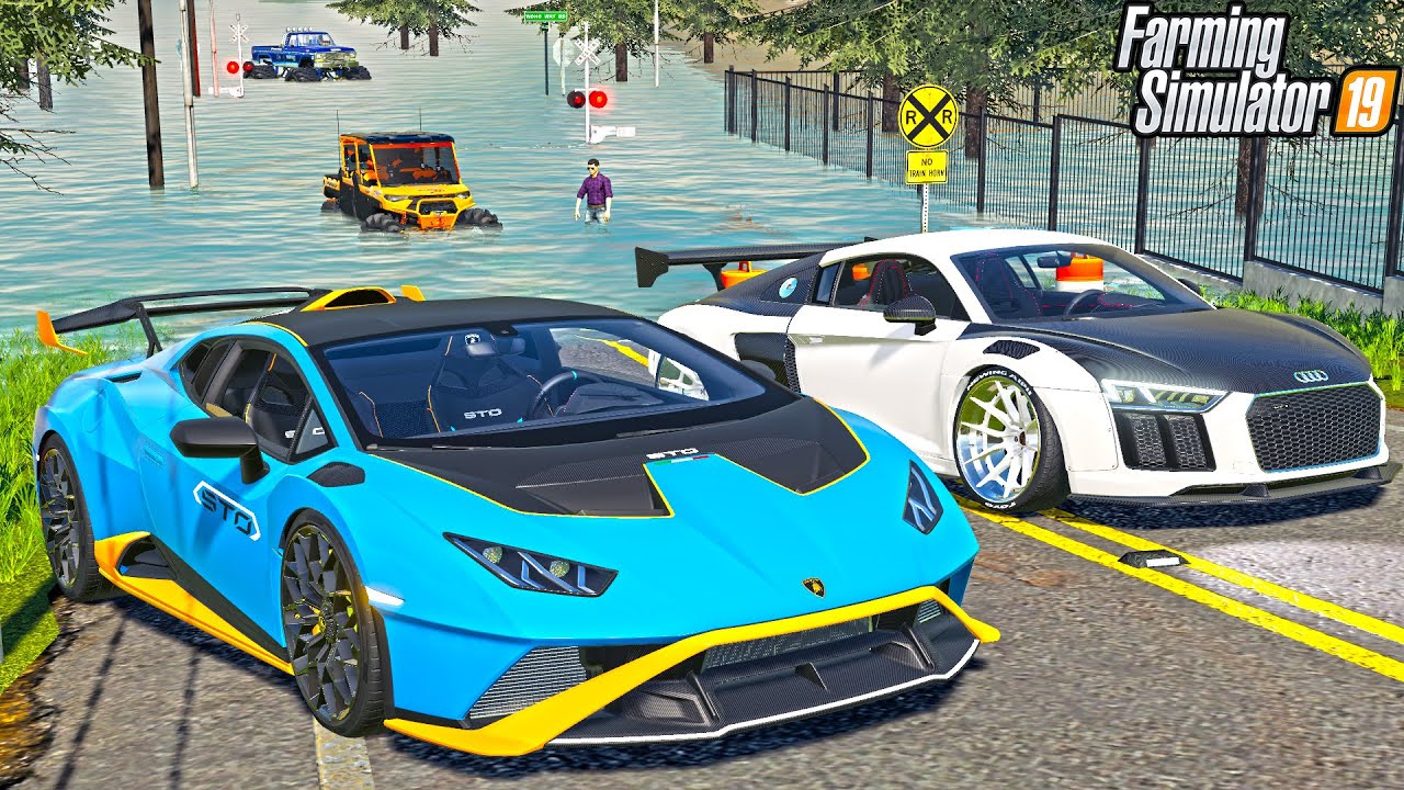 THE BEST MAP IN FARM SIM! "KST MAP" (FLOODED STREETS) | FS19 - YouTube