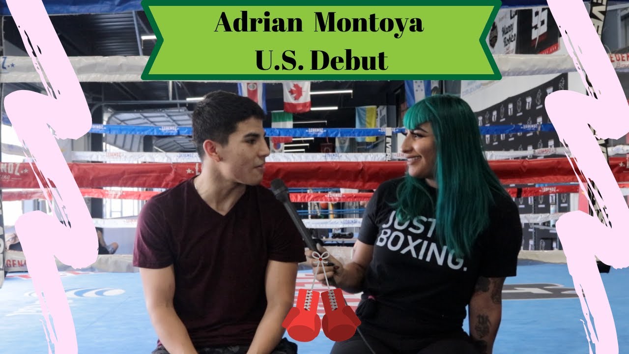 ADRIAN MONTOYA: LISTO PARA DEBUT EN HOLLYWOOD FIGHT NIGHTS - YouTube
