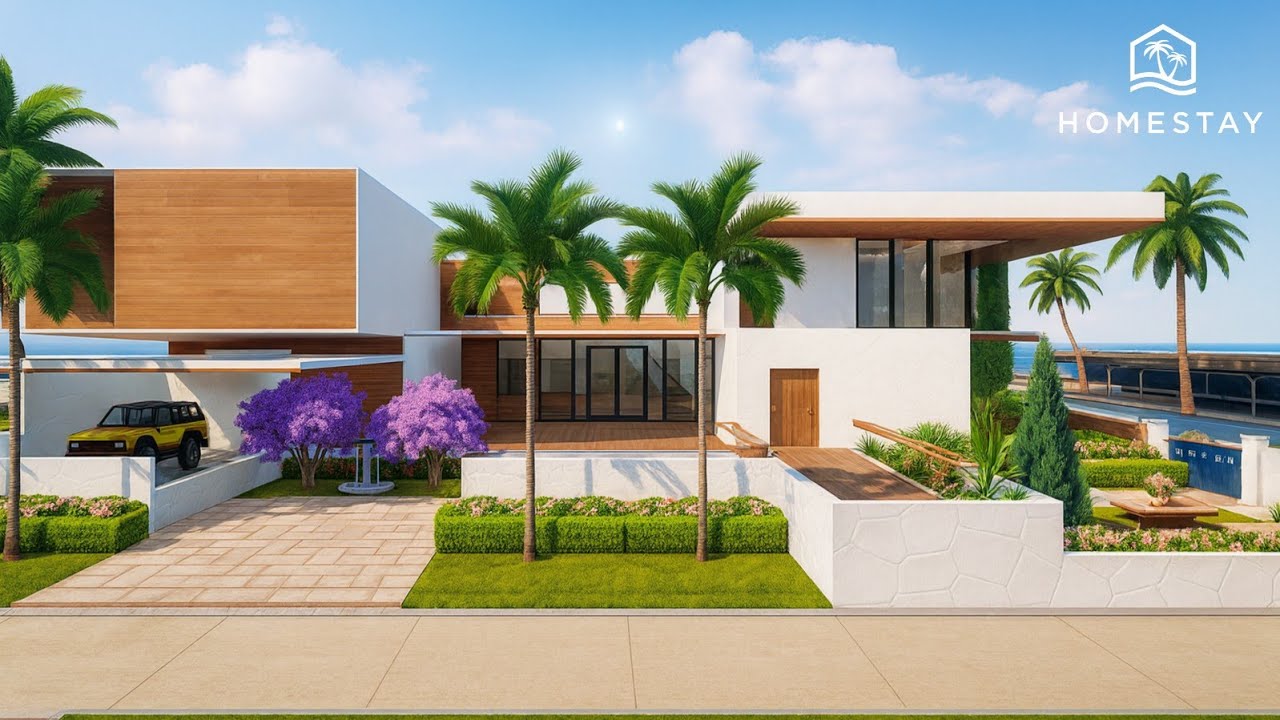 PUBG Home level 30 🏡 | Modern House Design & Complete Tutorial - YouTube