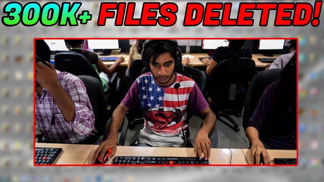 SCAMMER GETS THOUSANDS OF FILES WIPED FROM HIS PC! - YouTube