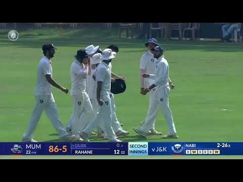 Mumbai vs Jammu and Kashmir Day 2 highlights Ranji trophy 🏆 - YouTube